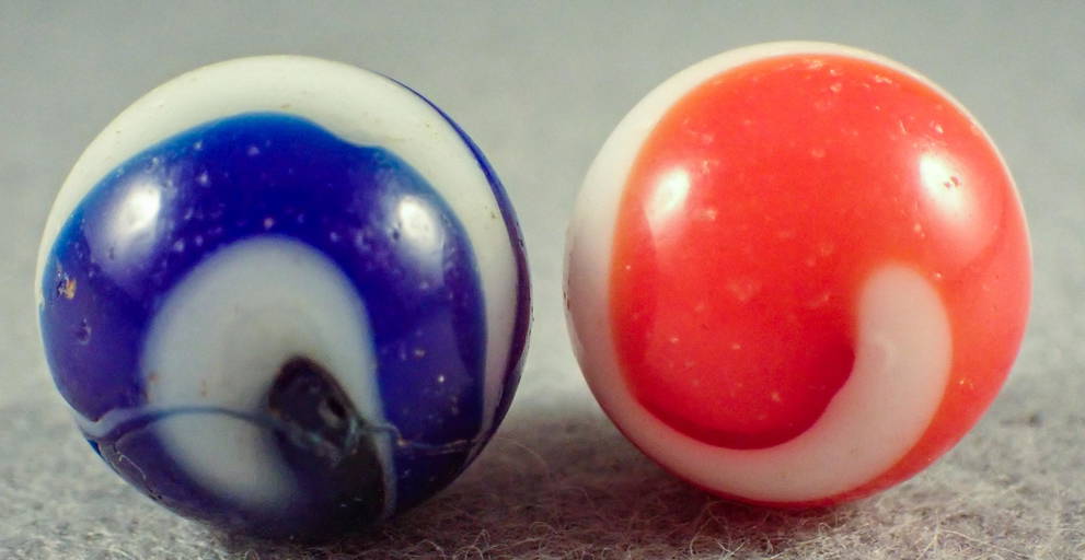 Marbles. TRANSITIONAL, Crease Pontil. 2 marbles. - Feb 26, 2022 | Block ...