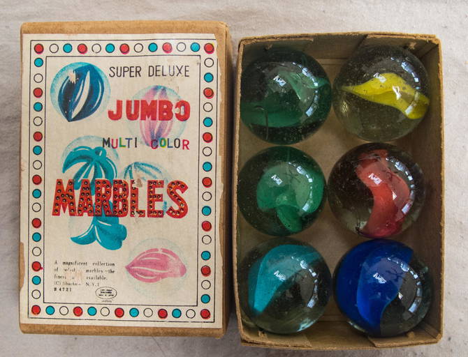 Marbles: Other Machine Made, Original Package. Shackman.