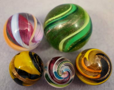Marbles: Contemporary Handmade, Nadine Macdonald. 5 Marbles.