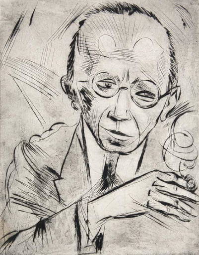 Pechstein, Hermann Max Der Kritiker (dr.paul Fechter).