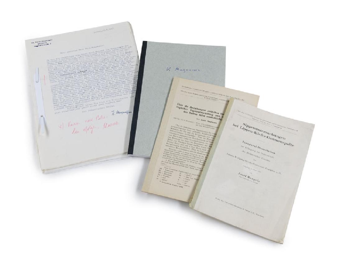 Magnussen, Karin Sammlung von 21 Briefen in Typoskript