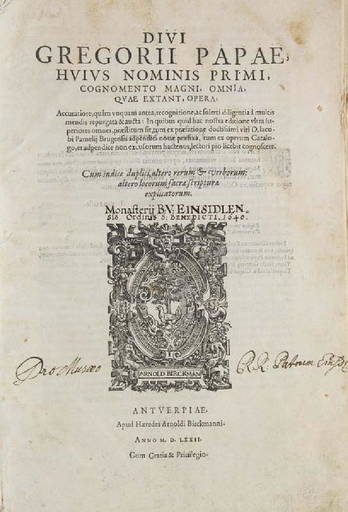 Gregor und Gregorius Magnus Divi gregorii papae huius - Jul 12, 2019 ...