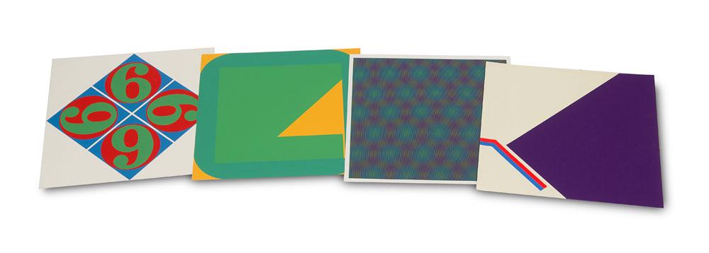 Sammlung Von 18 Graphiken Domberger Kalender.