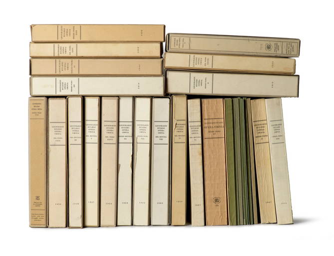 Euler, Leonhard Opera Omnia. Sub Auspiciis Societatis Scientiarum Naturalium Helveticae ... Edenda