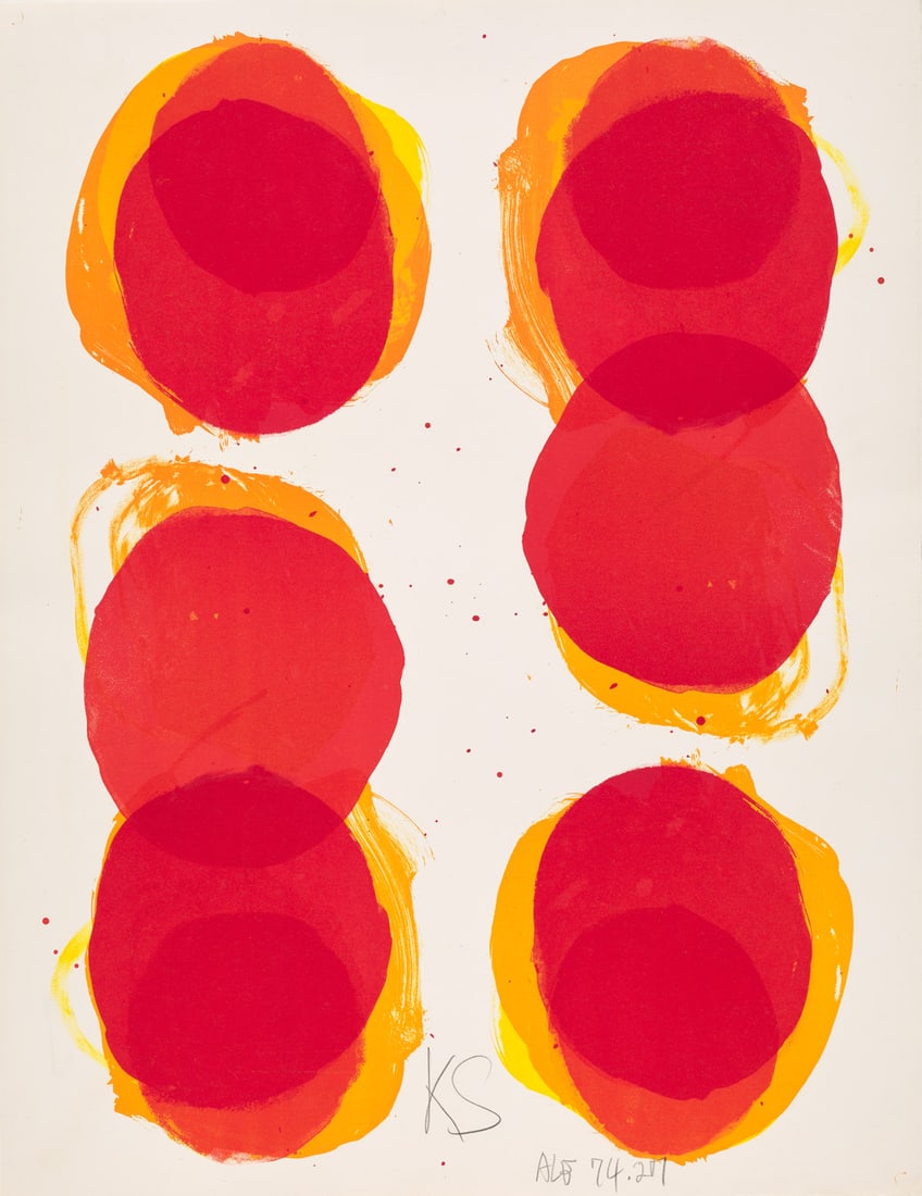 Kimber Smith O.t. (abstrakte Komposition). 1964. Lithographie Auf ...