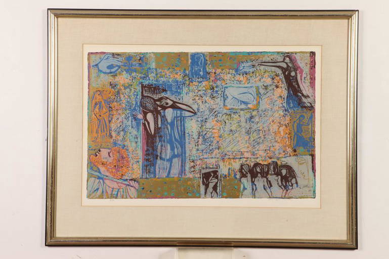 Shraga Weil (israeli, 1918 2009). Untitled, Signed And Noted "ea" In ...