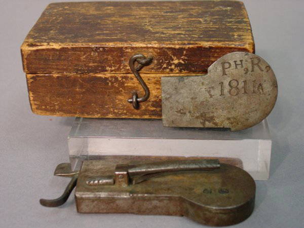 Spring Lancet Inscribed "pa.r, 1811" On