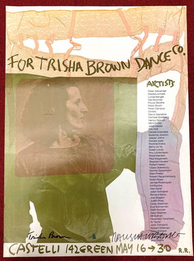 Robert Rauschenberg (american, 1925 2008). For Trisha Brown Dance Co ...