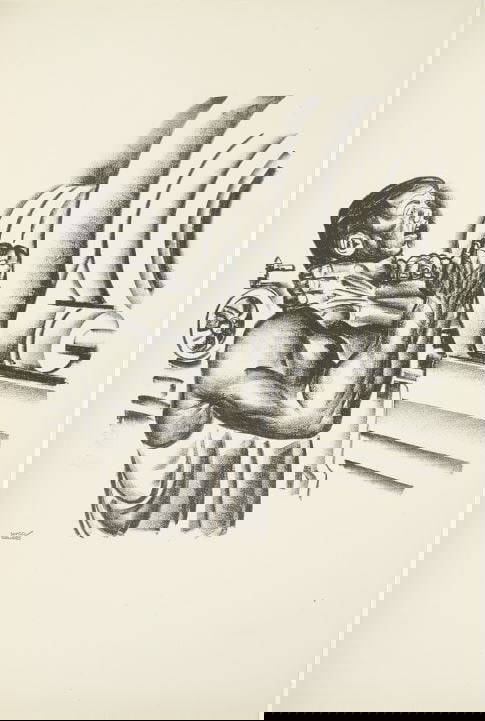 Hugo Gellert (hungarian / American, 1892-1985). Plate (folio 100) From ...