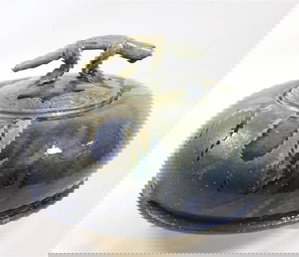 Donald Reitz (american, 1929 – 2014). Studio Pottery Multi Color Drip ...