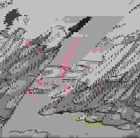 Katsukawa Shunsho (japanese, 1726 - 1793). A Pair Of Court Nobles ...