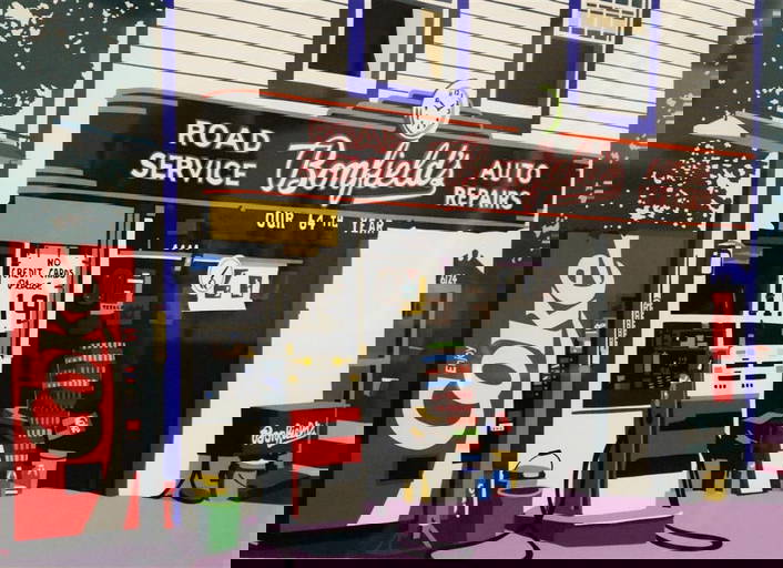 Joseph Craig English (american, Born 1947). Bonfield's Revisited, 1991 ...