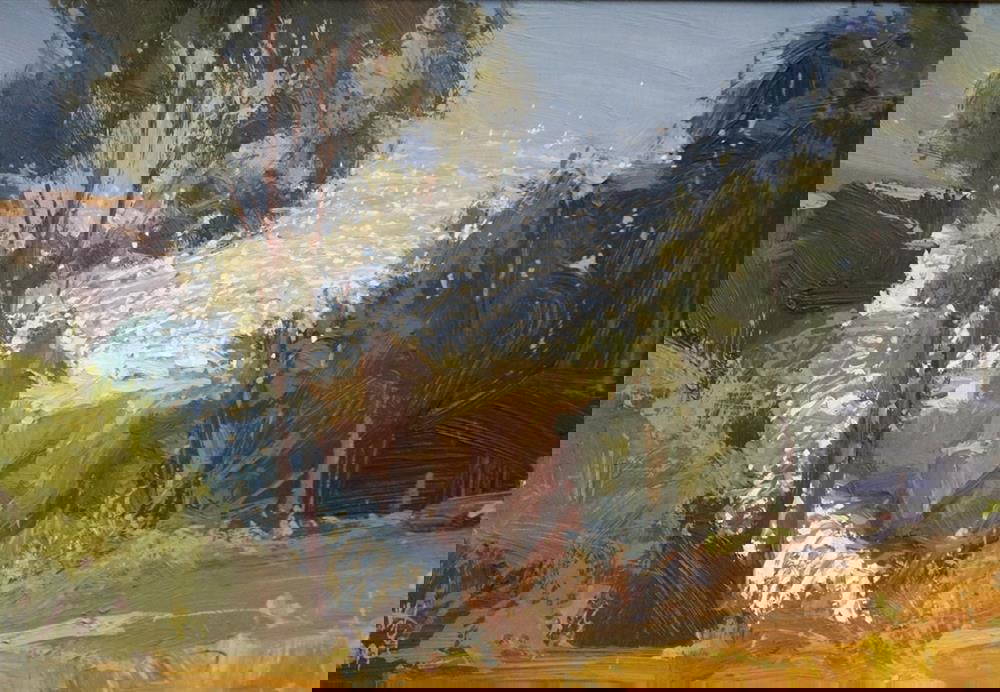 Ken Auster (american, Born 1949). California Coastline With Cliffs And ...