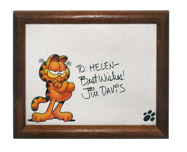 Garfield Creator Jim Davis Autograph