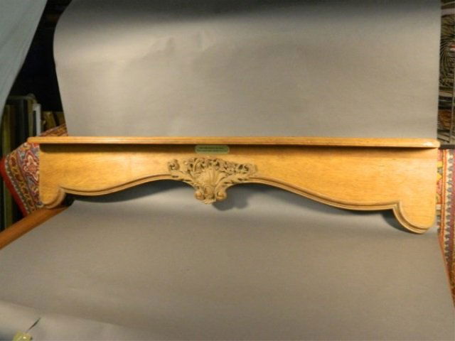 Antique Old Growth Oak French Mantle 18th Century