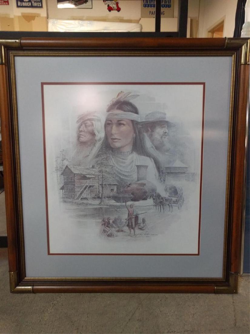 Nancy Ward Print By Ben Hampton