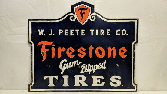 Porcelain Firestone Tires Sign