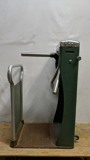 Vintage Perry 3 Arm Turnstile Attendance Counter