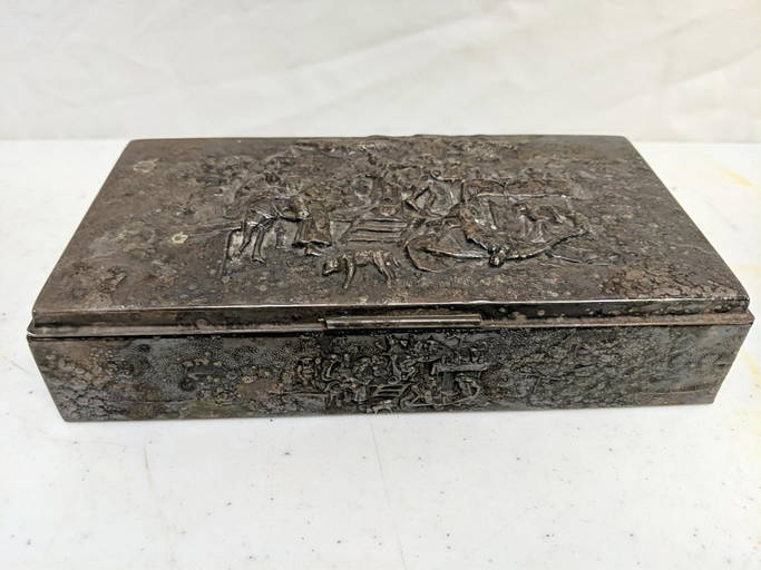 Raised Relief Metal Box