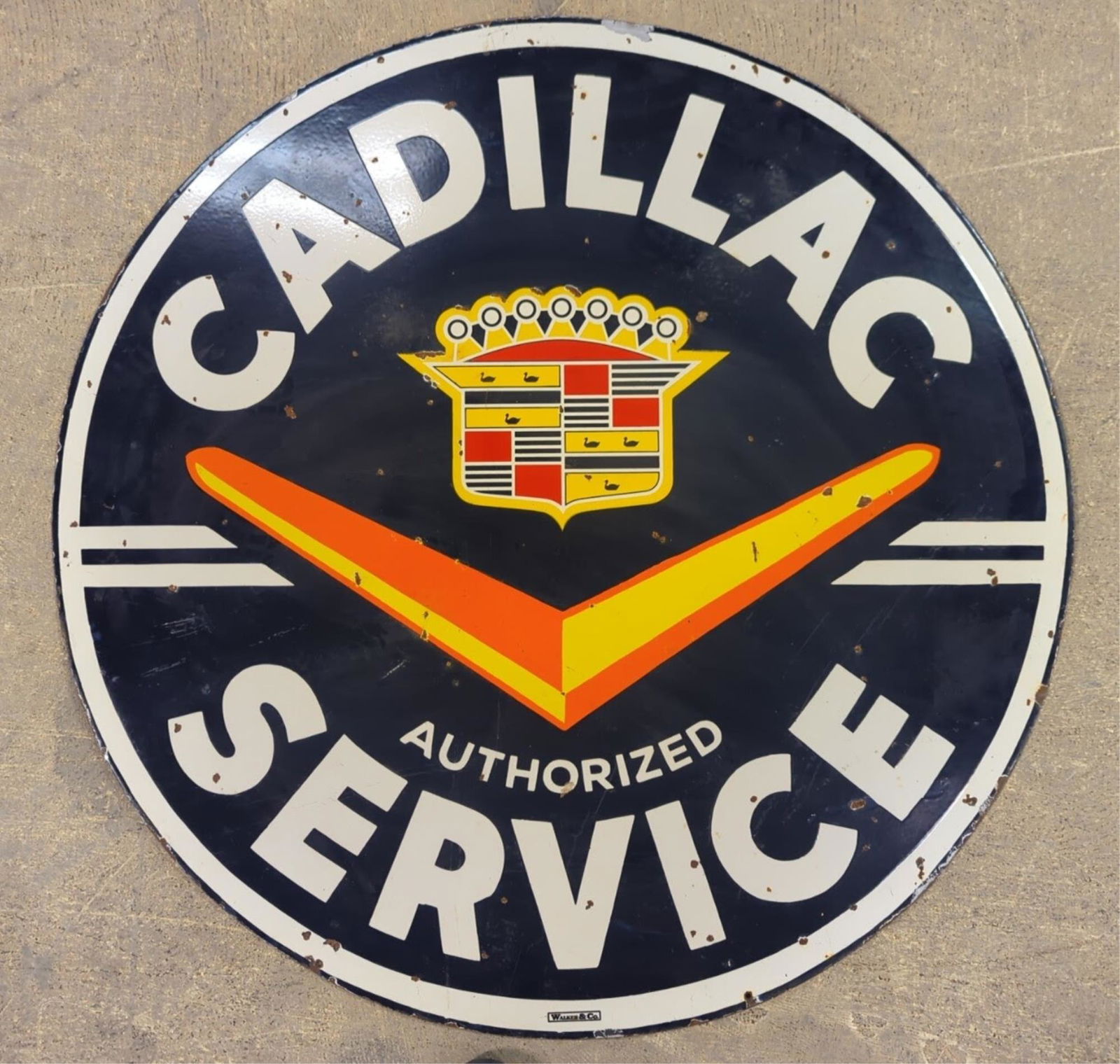 48" Cadillac Service double sided porcelain sign - May 07, 2022 ...
