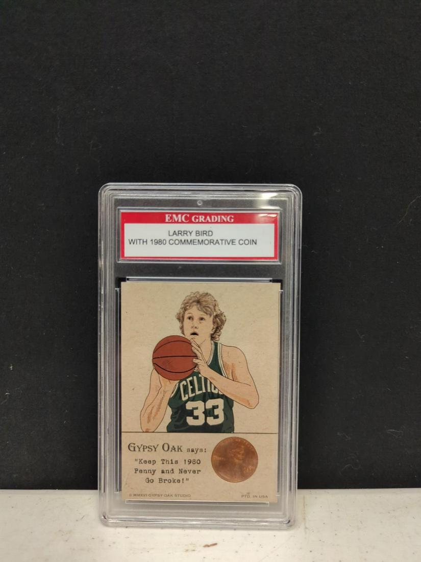 1980 Larry Bird Commemorative Coin Card