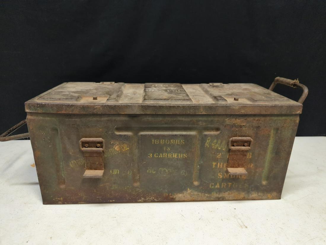 1943 Metal Wwii Ammo Box
