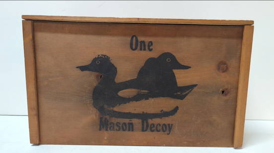 Mason Duck Decoy Box