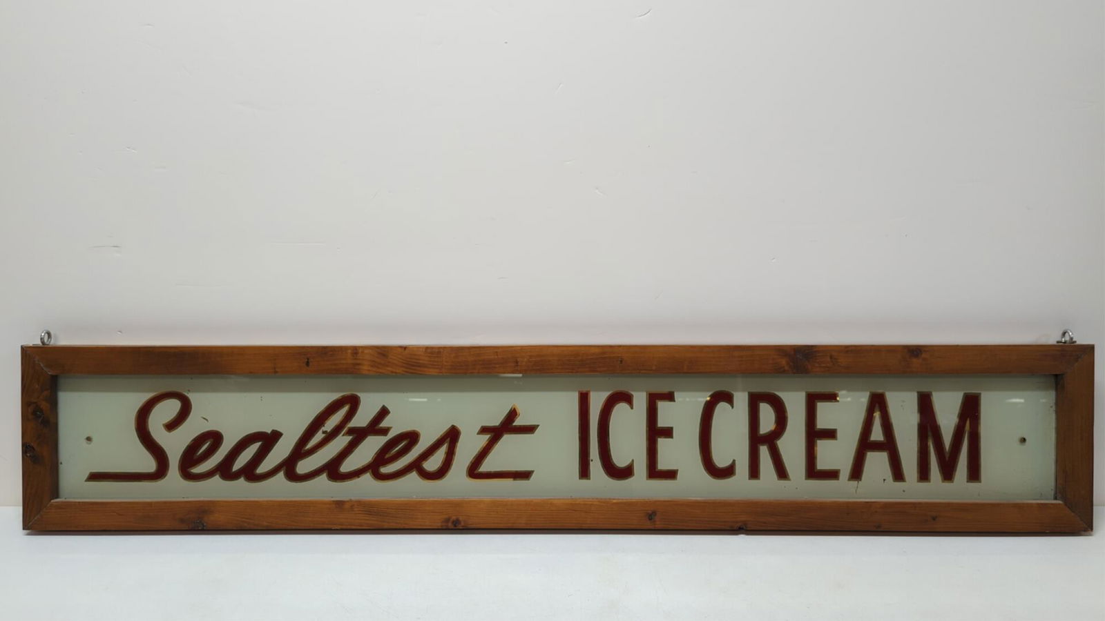 Vintage Framed glass Sealtest Ice Cream Sign (#0199) on Dec 31, 2022 ...