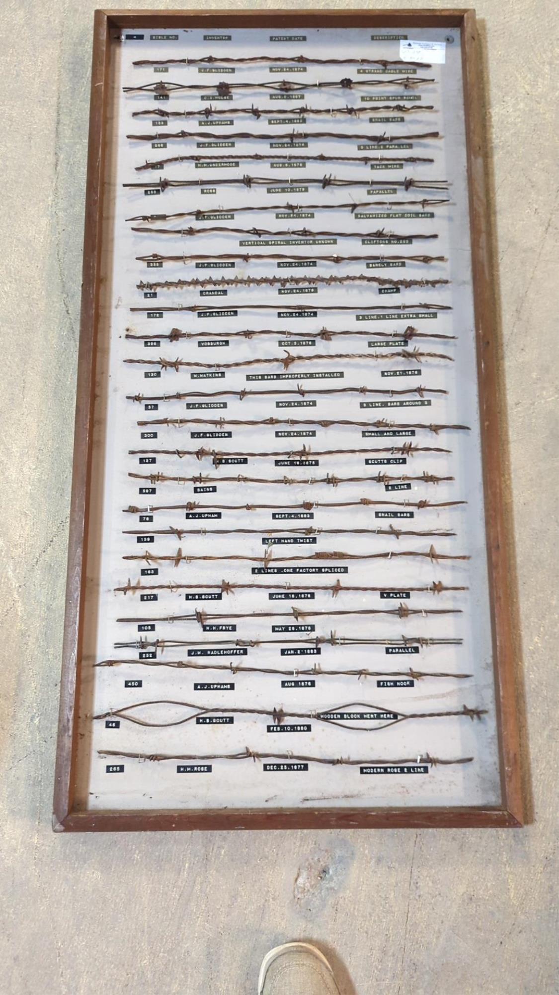 Vintage Store Display Sample 1800s Barbwire