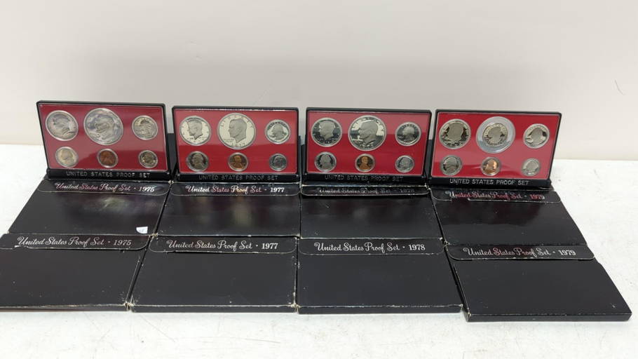 (12) Us Coins Proof Sets