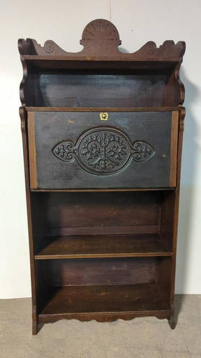 Antique Dark Oak Larkin Style Desk