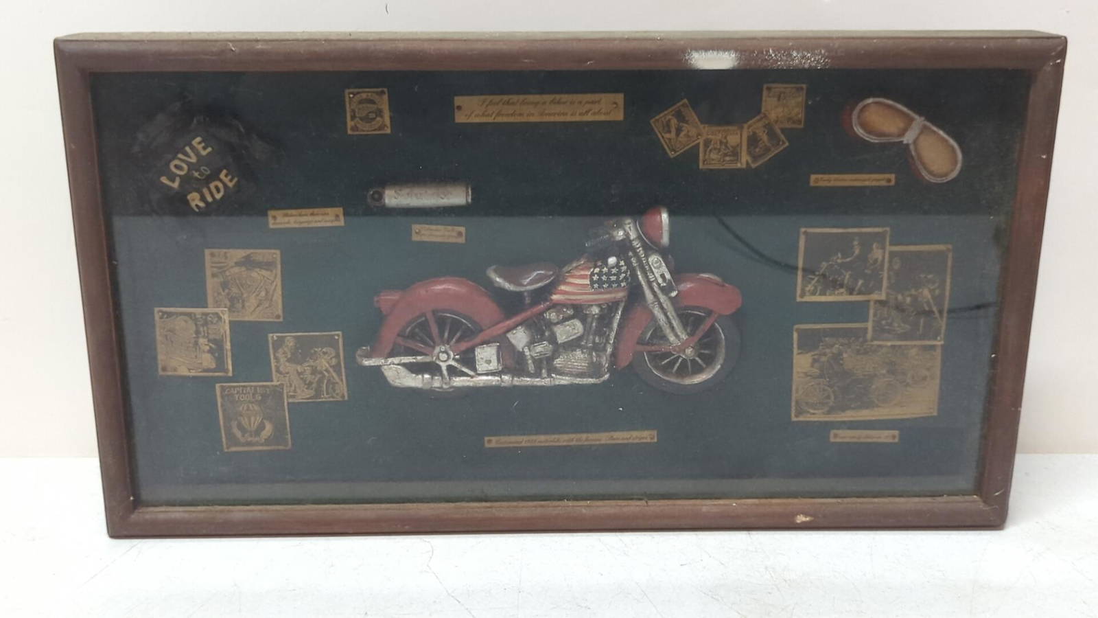 Motorcycle Shadow Box Auction
