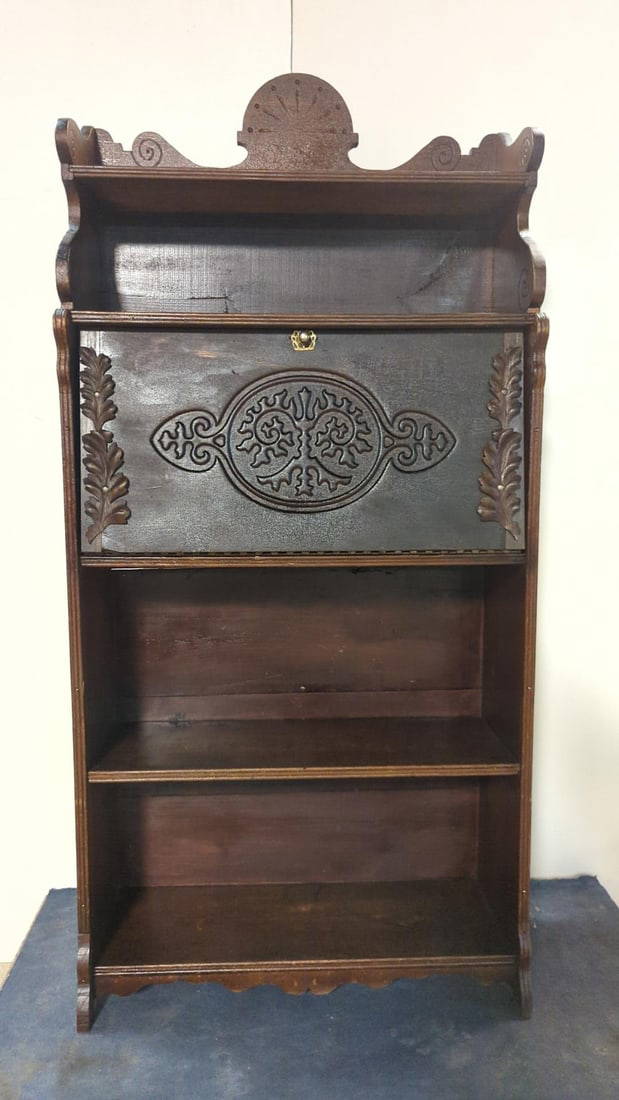 Antique Oak Larkin Style Desk / Bookcase Auction