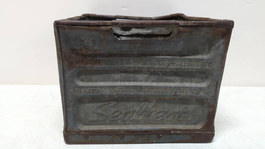 Vintage Sealtest Metal Milk Crate