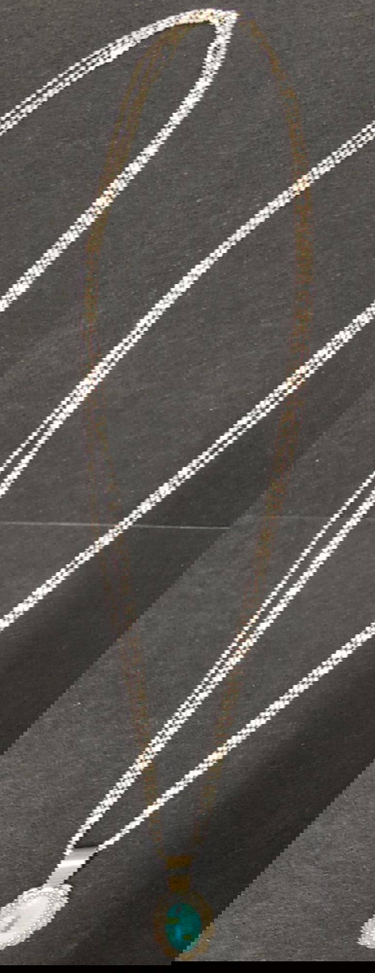 Relios Sterling Carolyn Pollock Pendant & Chain Auction