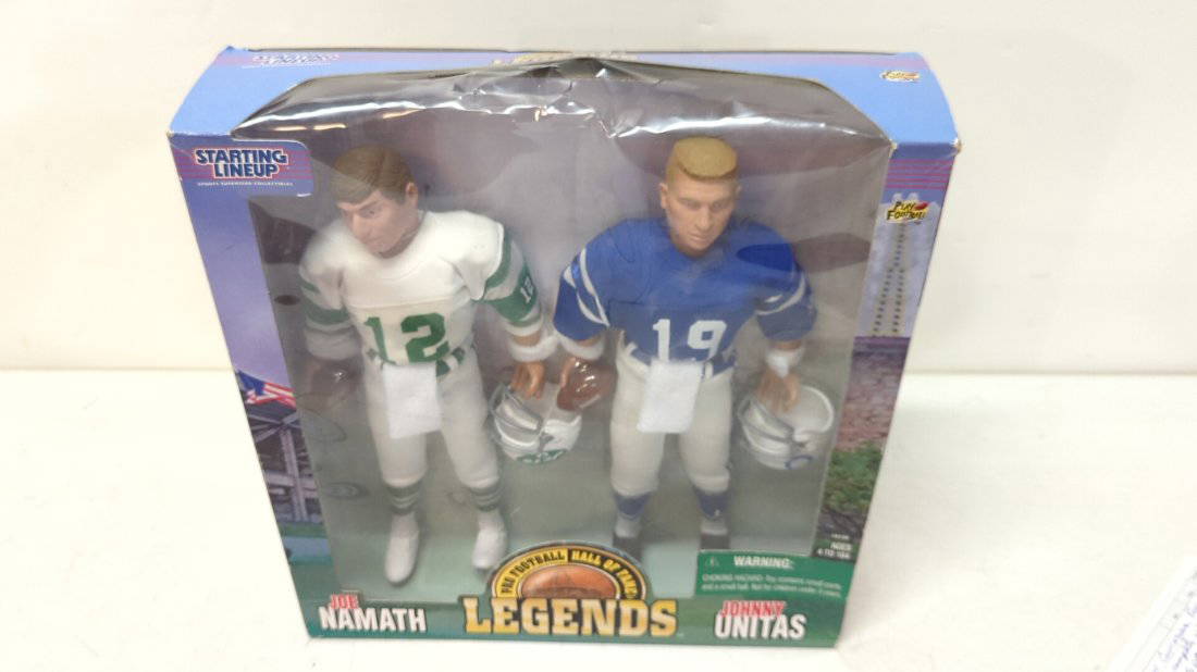 Starting Line Up Legends Namath And Unitas Auction