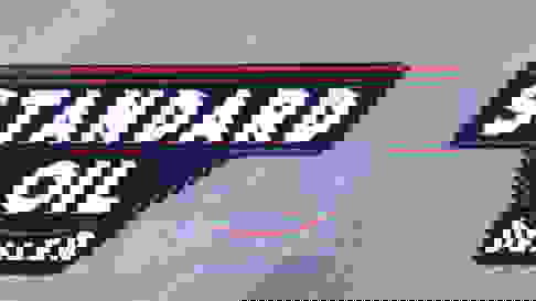 Embossed Standard Oil Dealer Metal Sign Auction