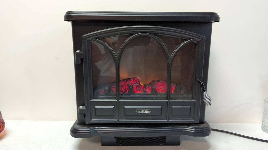 Electric Duraflame 750/1500 Watt Fireplace Heater