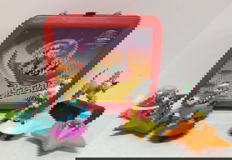 Jetsons The Movie Lunch Box And 8 Characters