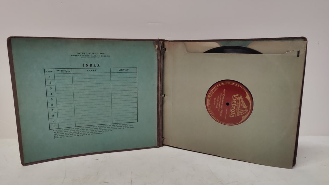 (8) 1908 Victrola Single Sided 78 Rpm Records Auction