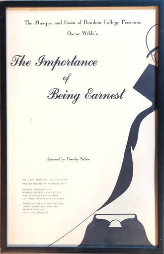 The Importance Of Being Earnest Play Poster