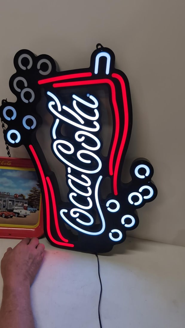 Animated Coca Cola Bottle Bubble Led Light