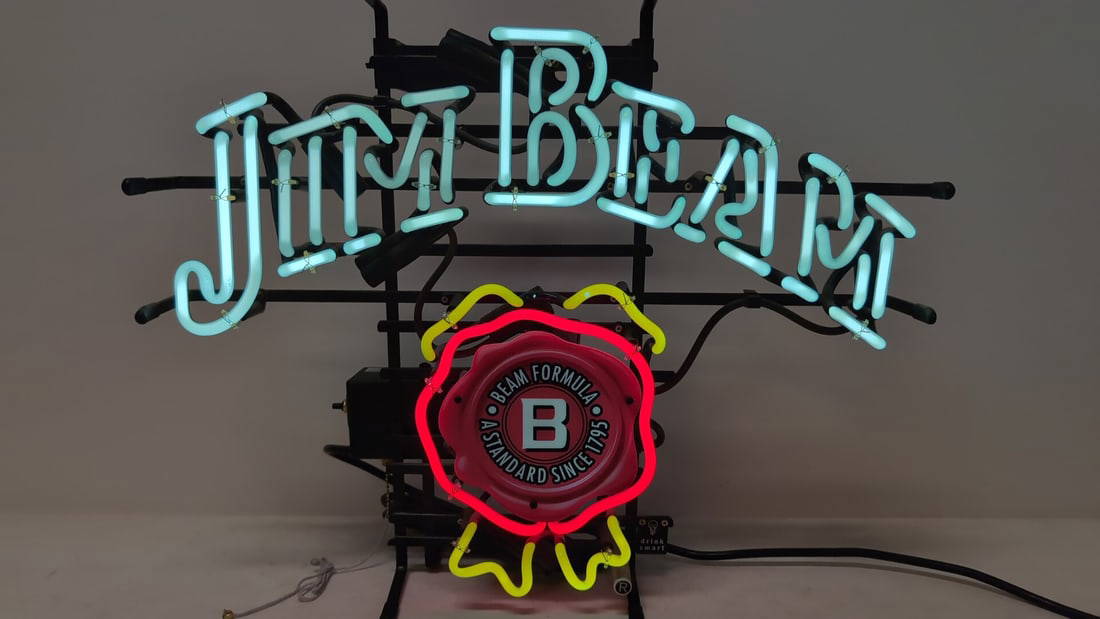 Jim Beam Neon Sign Auction