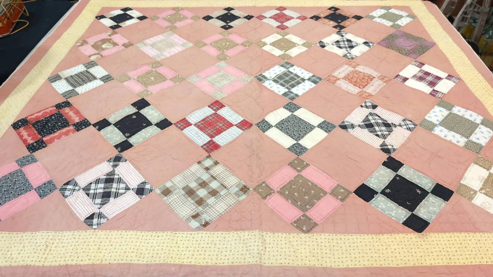 Vintage Hand Made Patchwork Quilt Auction