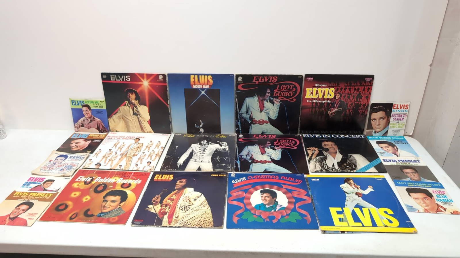 Vintage Elvis Records Auction