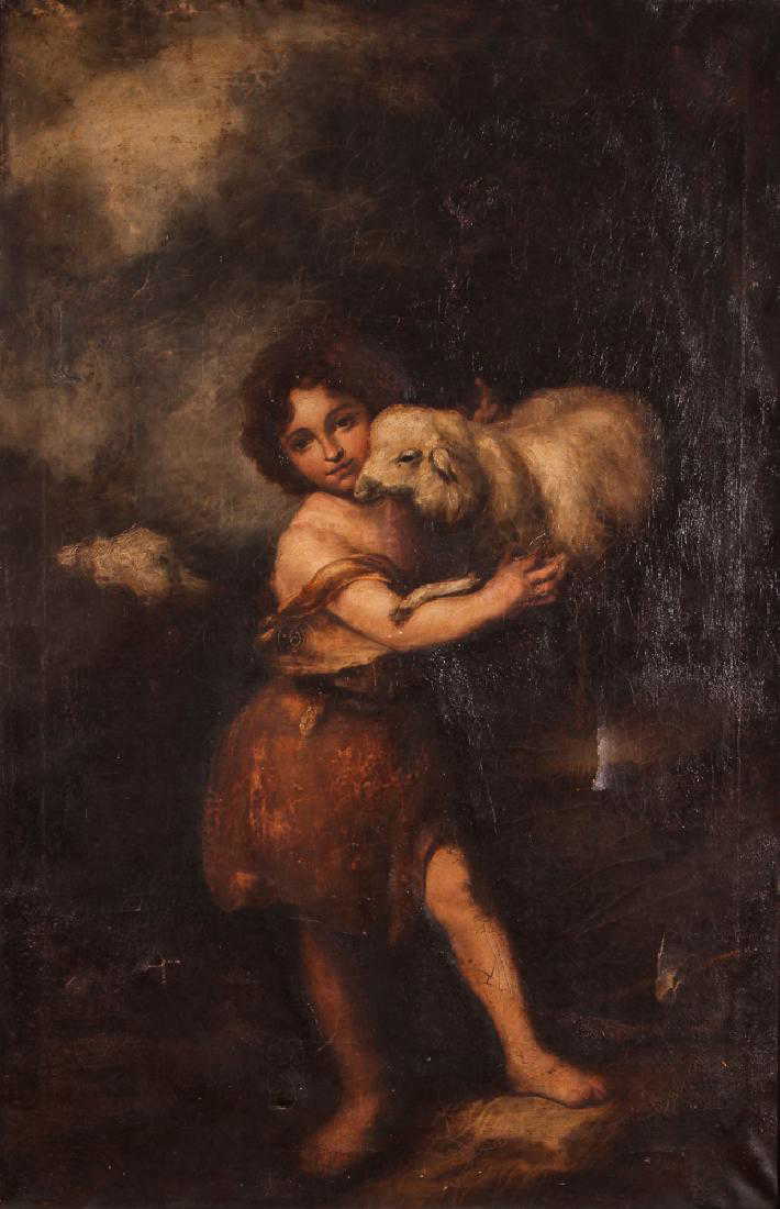 Saint John with the Lamb after Murillo Saint John with the Lamb after Murillo