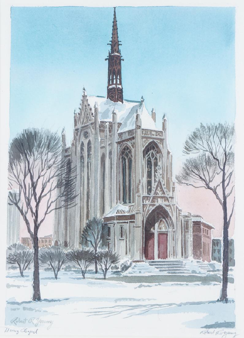 Robert Young watercolor Heinz Chapel - Dec 02, 2017 | Concept Art ...