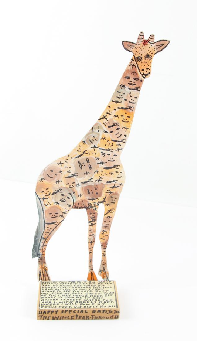 Reverend Howard Finster Giraffe sculpture