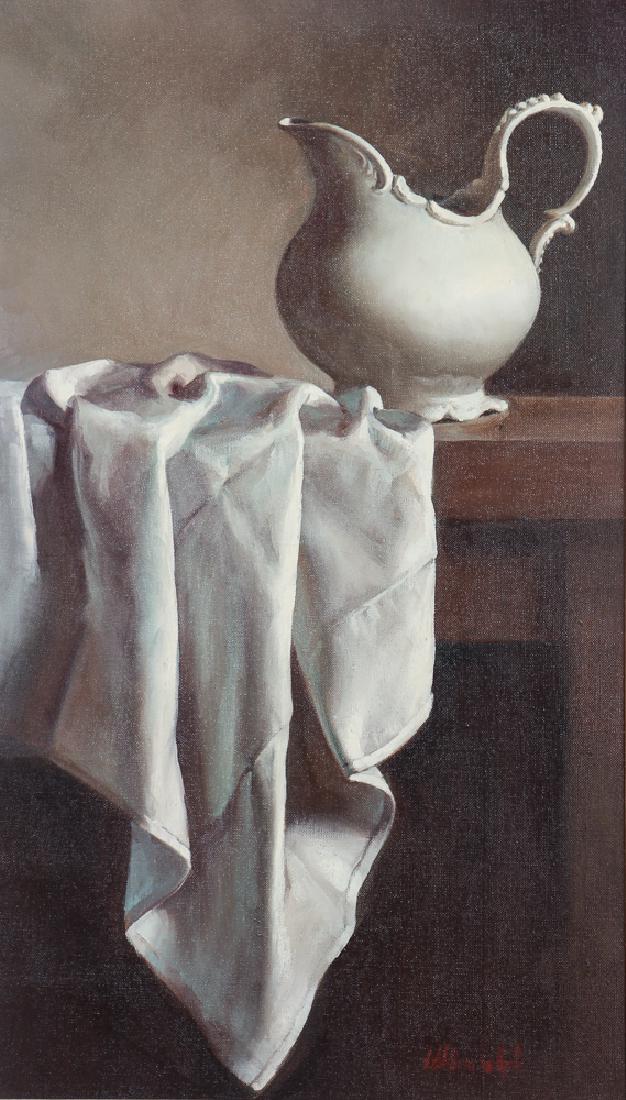 Helen Van Wyk Still Life with Pitcher & Table Cloth - May 05, 2018 ...