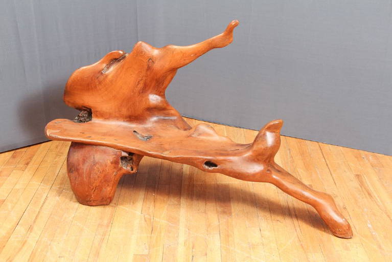 Organic Tree Root Bench